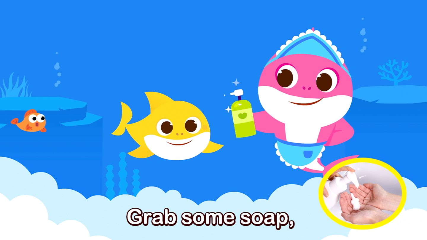 Nick Jr. Baby Shark Hand Washing Video - Baby Shark's Big Show! (Video ...