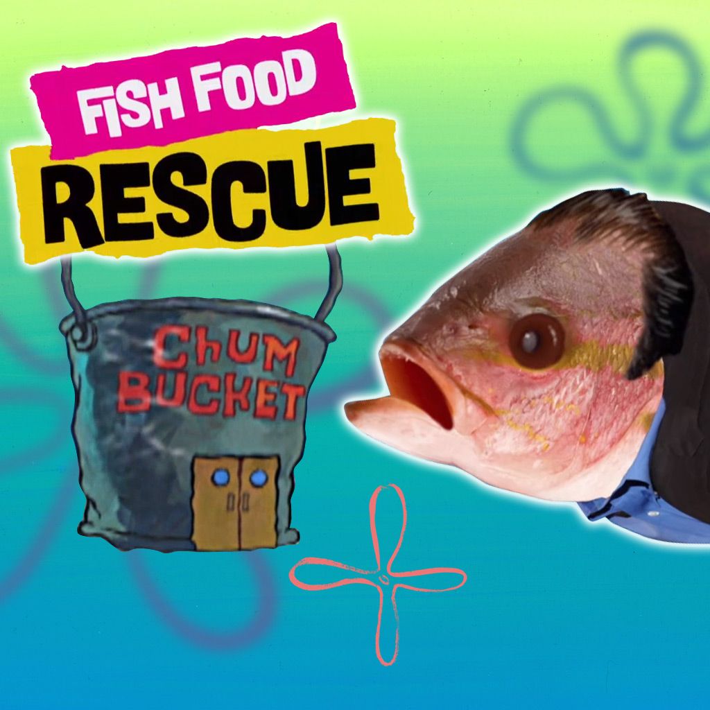 Spongebob Squarepants Fish Food Rescue The Krusty Krab Spongebob
